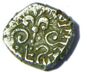 TRADITIONALSHOPPE OLD SILVER COIN - GUPTA EMPIRE DYNASTY SILVER COIN ...