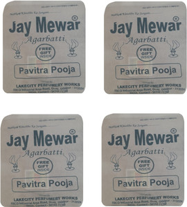 JAY MEWAR Agarbatti Pavitra Pooja, Pack of 4 Floral Price in India ...