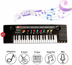 Planet of Toys 37 Key Mini Piano Musical Keyboard Toy for Kids with ...