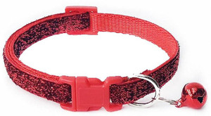 101Lives Sparkly Red (19-32 cm) adjustable small puppy Cat Everyday ...