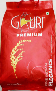 Gauri Primuim 5kg Basmati Rice (Long Grain, Raw) Price in India - Buy ...