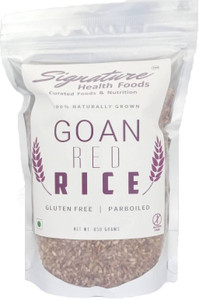 Signature Health Food Goan Red Rice 850 Grams. Red Raw Rice (Small ...
