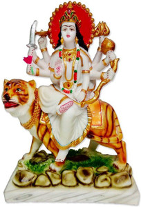 FABZONE Marble Look Goddess Maa Durga Devi Idol Handicraft statue ...