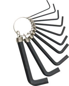 Hillgrove 10-Pcs Full Hex Allen Key Kit Bolt Spanner Goti Wrench L ...
