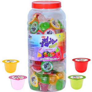 Mahak Fruit Jelly Belly Cup | Mix Fruit Jar | Pack of 110 Jelly Mango ...