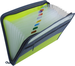Flipkart.com | TRANBO Plastic 12 Pockets Expanding File Folders with ...