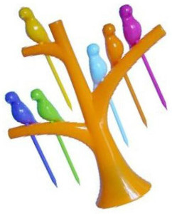 KITCHEN INDIA Tree Shaped Fork Holder Attractive on Table and Ideal ...