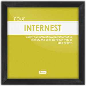 Funny Wall Quotes For Home And Office Décor, Yellow Poster Frame 6X6 ...