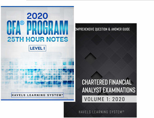 2020 CFA Level 1 Exam Package - Question Bank + 25th Hour Notes ...