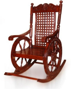 CRUZ INTERNATIONAL Rosewood Shahi Solid Wood 1 Seater Rocking Chairs ...