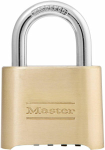 Master Lock 2 Pack 175D 2\ Wide Re-Settable Combination Padlock Hardene ...
