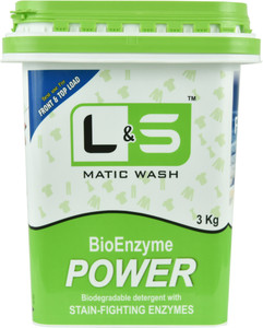 L&S MATIC WASH BIODEGRADABLE LAUNDRY DETERGENT WASHING MACHINE POWDER ...