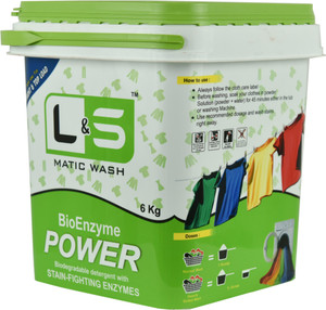 L&S MATIC WASH BIODEGRADABLE LAUNDRY DETERGENT WASHING MACHINE POWDER ...