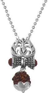 Men Style Religious Jewellery Lord Shiv Om Trishul Locket With ...