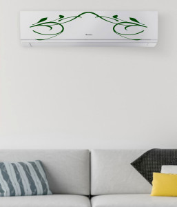 Decals Point 3 cm green vine border Decorative AC - Air Conditioner ...