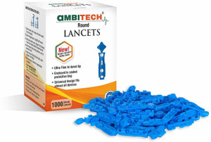 AMBITECH Institution round/Hospital Pack Glucometer Lancets Price in ...