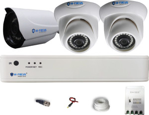 HI-FOCUS CCTV Cameras Full Set 1.3MP Dome & Bullet with 4ch DVR 1080p ...