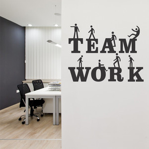 Tuffuk 80 cm Team Work | Wall Stickers | PVC Vinyl | Non-Reusable ...