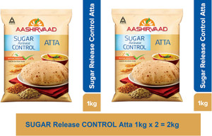 AASHIRVAAD Sugar Release Control Atta, 1kg x 2 = 2kg Price in India ...