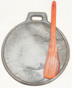 SRI MEENAKSHI - TRADITIONAL PURE CAST IRON FLAT DOSA / ROTI TAWA - 12 ...