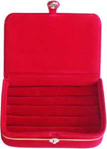Little one Set of 1 velvet Vanity case ring storage travelling folder ...