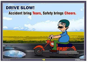 Mr. SAFE Drive Slow! Accident Brings Tears, Safety Brings Cheers In Eco ...