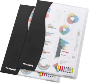 Flipkart.com | TRANBO Plastic Transparent Sheet Protector File Folder ...
