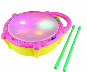 Montreal Kids Multicolored Flash Drum Set With Music & Lights ...