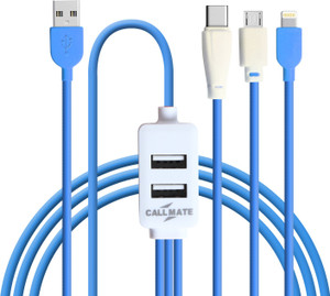Callmate Lightning Cable 1 m SZNO5 All in one Data and Charging Cable ...