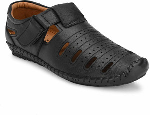 Steprite Men Black Sandals - Buy Steprite Men Black Sandals Online at ...