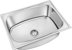 Jindal steel 24x18x9 kitchen sink 7 year warranty 304 grade with Heavy ...