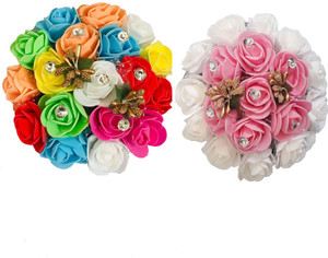 AROOMAN Hair Bun Decoration Full Gajra For Women( Pack Of -2) Bun Price ...