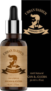Urban Barber 100% Natural Beard Growth Oil - (Argan and Jojoba) Hair ...