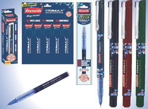 Reynolds TRIMAX ( 0.5MM ),GEL PEN PACK OF - BLUE 2, RED 2, BLACK 2 ...