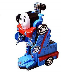 Quinergys VVXI - 47 - Friction Powered Robot Converting Train Toy Robot ...