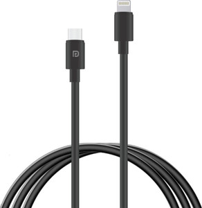 Portronics Lightning Cable 3 A 1 m POR-1089 Konnect Core C Type-C to 8 ...