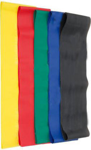 physio Active PhysioActive THERA-BAND 6ft set of all 5 Resistance ...