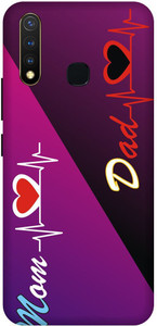 PRINTVEESTA Back Cover for Vivo U20 mom dad love, motivational love ...