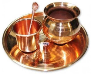 OgCombo 100% Premium finish Small Size Pooja Plate Pooja Plate WITH ...