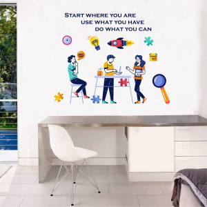 Decal O Decal 75 cm Life Goal Startup Motivational Quotes Wall Stickers ...