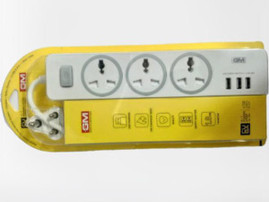 GM 4+1 Power Strip 3 Socket Extension Boards Price in India - Buy GM 4 ...