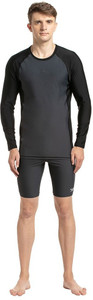 SPEEDO Long Sleeve Sun Top Solid Men Swimsuit - Buy SPEEDO Long Sleeve ...