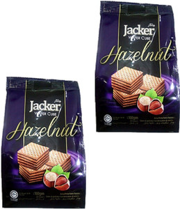 Jacker Wafer Cube (Hazelnut) Milk 100gm Pack of 2 Waffles Price in ...