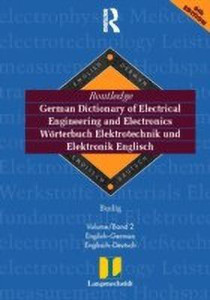 Routledge German Dictionary of Electrical Engineering and Electronics ...