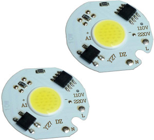 TCS 2Pieces of LED COB Chip Light 10W 220V Input Smart IC Cold White ...