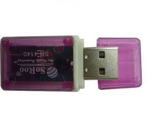 Original PACK OF 1 M Card Reader (Pink) Card Reader (Pink) Card Reader ...