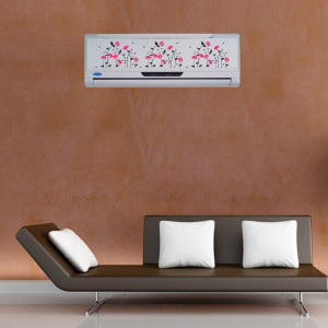 Sticker Hub 18 cm Air Conditioner Sticker - Fleuriste Decorative AC ...