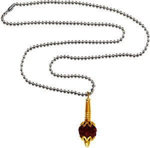 INFINITY Rudraksh Hanuman Gada Pendant with ball chain For Unisex Brass ...