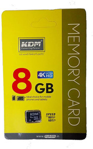 KDM SD71-0.8GB MICRO 8 GB SD Card Class 10 80 MB/s Memory Card ...