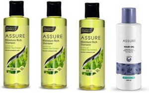 ASSURE 3 Rich Shampoo (200ml X 3)+ 1 Hair Oil(200ml) Price in India ...